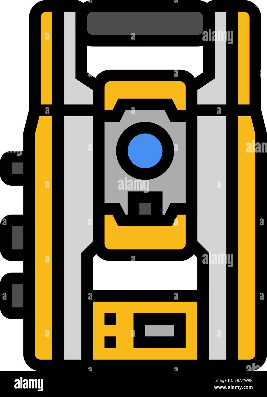surveyor civil engineer color icon vector illustration Stock Vector ...