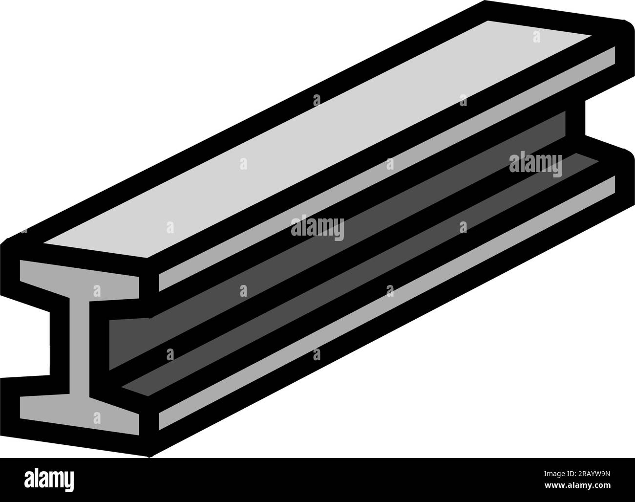 steel girders civil engineer color icon vector illustration Stock ...