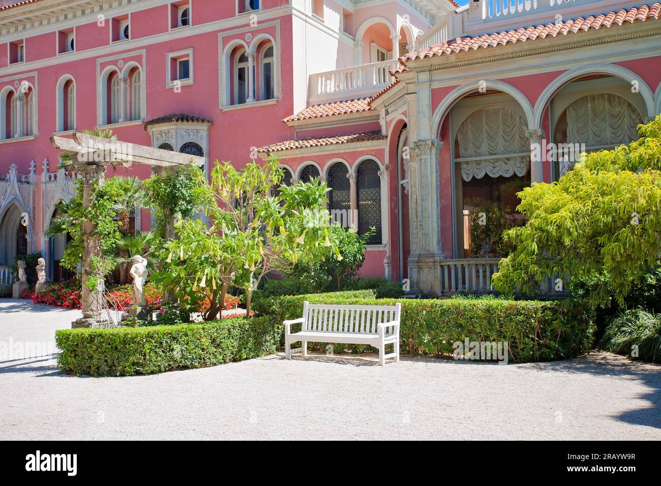 Villa and Garden Ephrussi de Rothschild, French riviera, France Stock ...