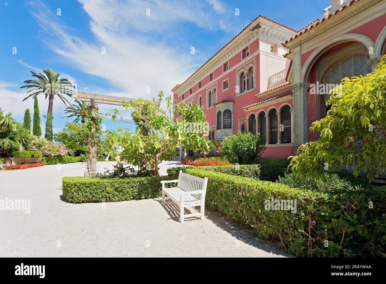 Villa and Garden Ephrussi de Rothschild, French riviera, France Stock ...