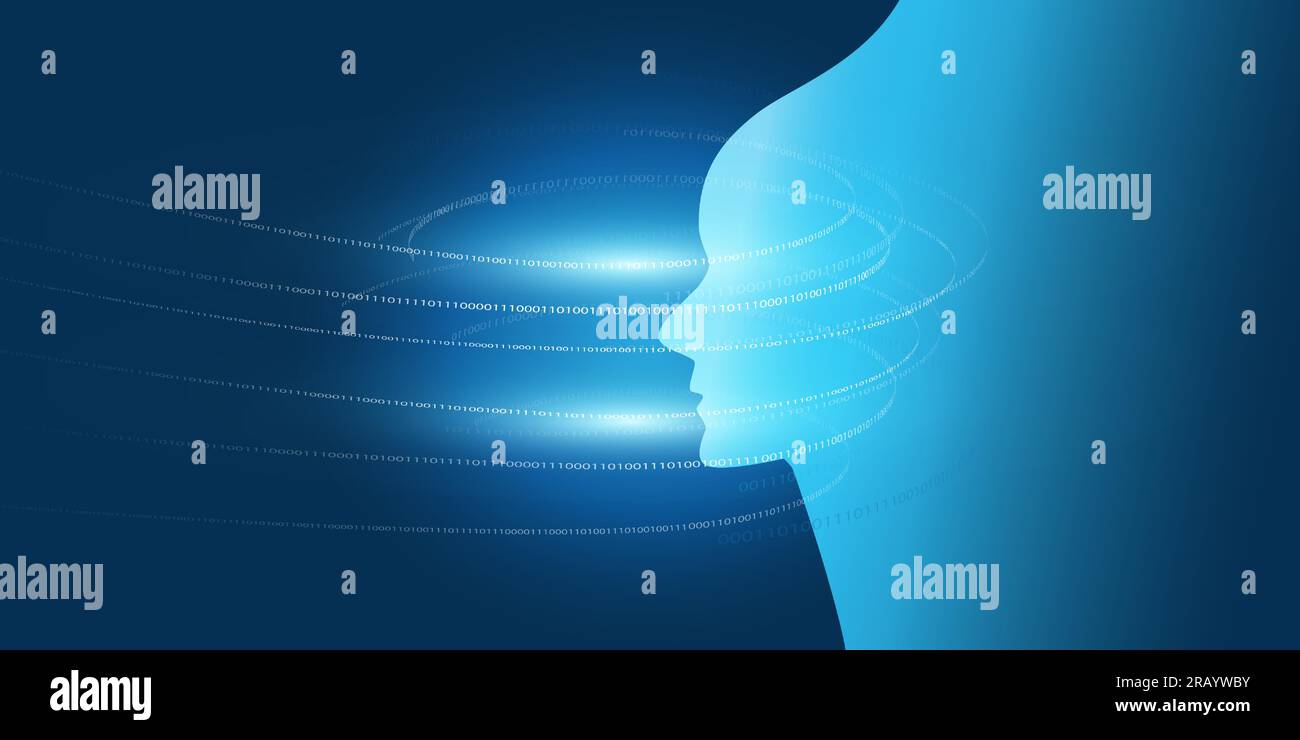 Futuristic Machine Learning, Artificial Intelligence, Cloud Computing, Automated Support ...