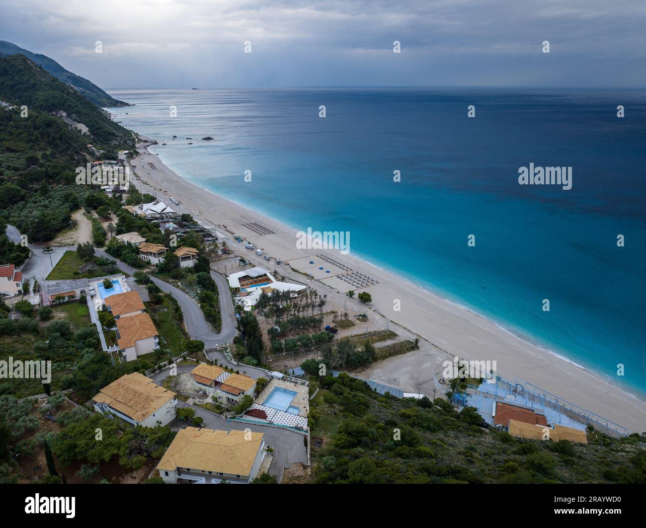Kathisma beach on the island of Lefkada in Greece Stock Photo - Alamy