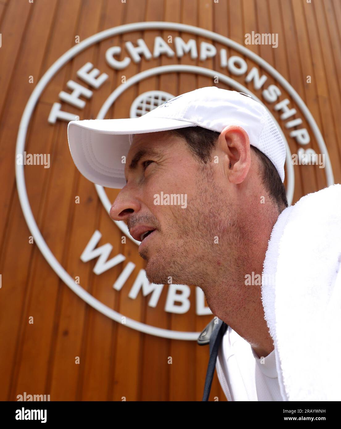 Andy Murray leaves the practice courts on day four of the 2023 ...
