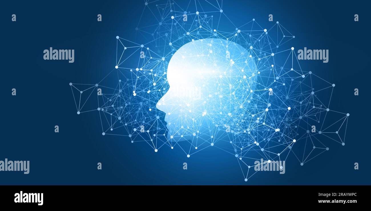 Futuristic Machine Learning, Artificial Intelligence, Cloud Computing, Automated Support ...