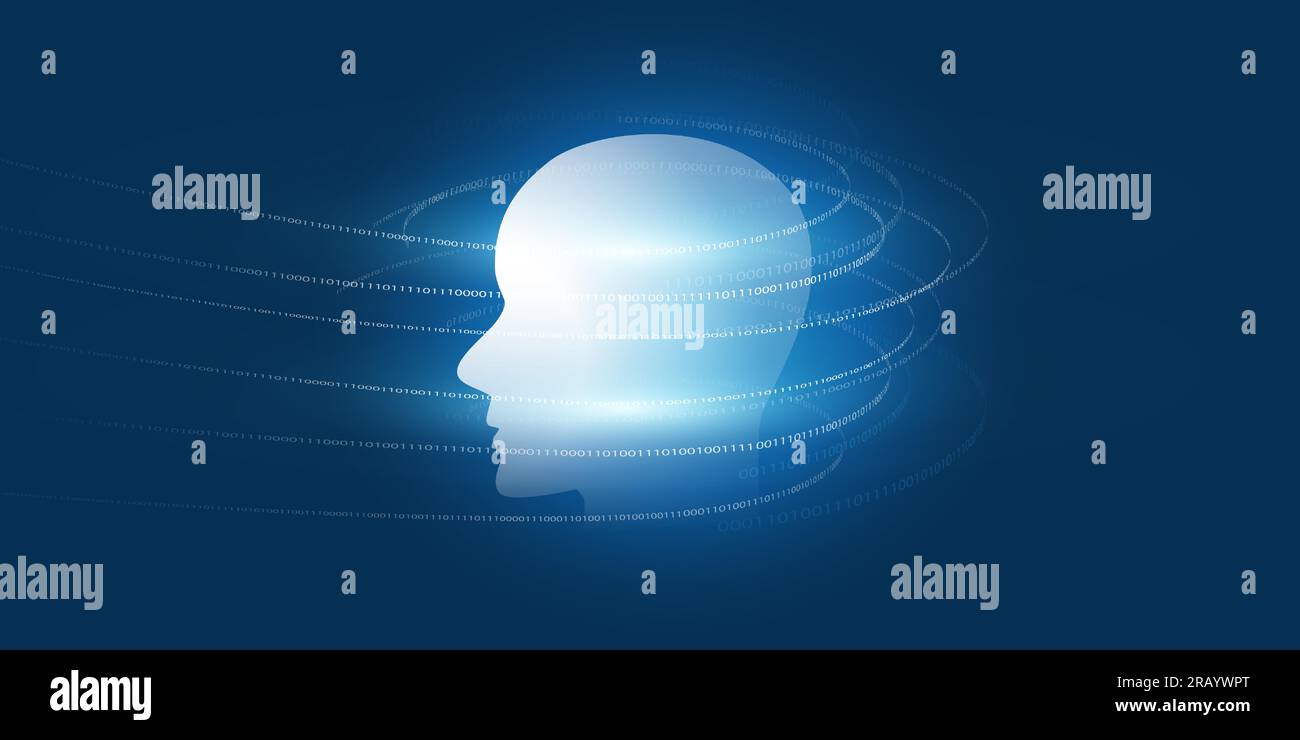 Futuristic Machine Learning, Artificial Intelligence, Cloud Computing, Automated Support ...