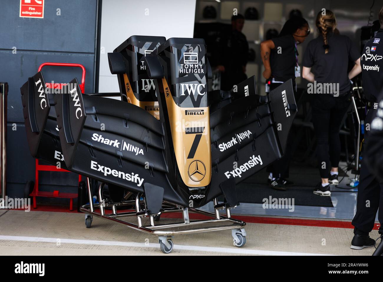 front wing of the Modified F2 car prepared by Mercedes Applied Science ...