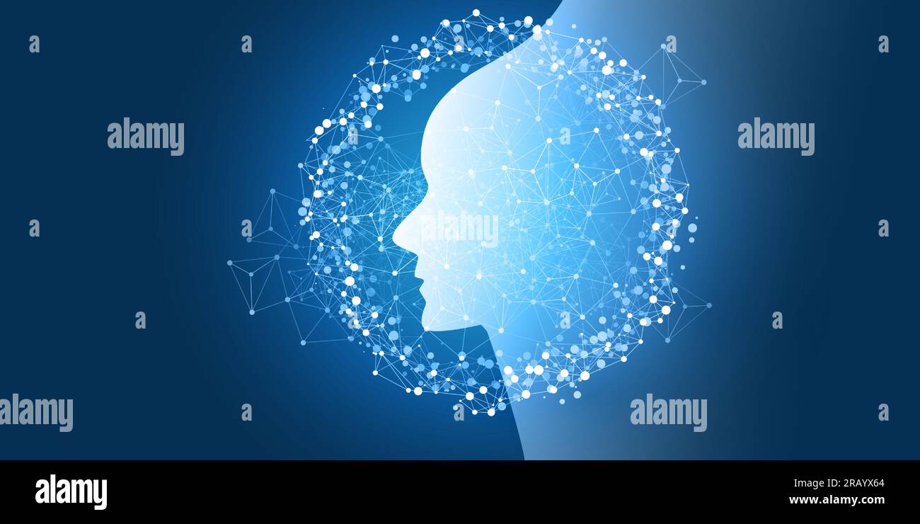 Futuristic Machine Learning, Artificial Intelligence, Cloud Computing, Automated Support ...