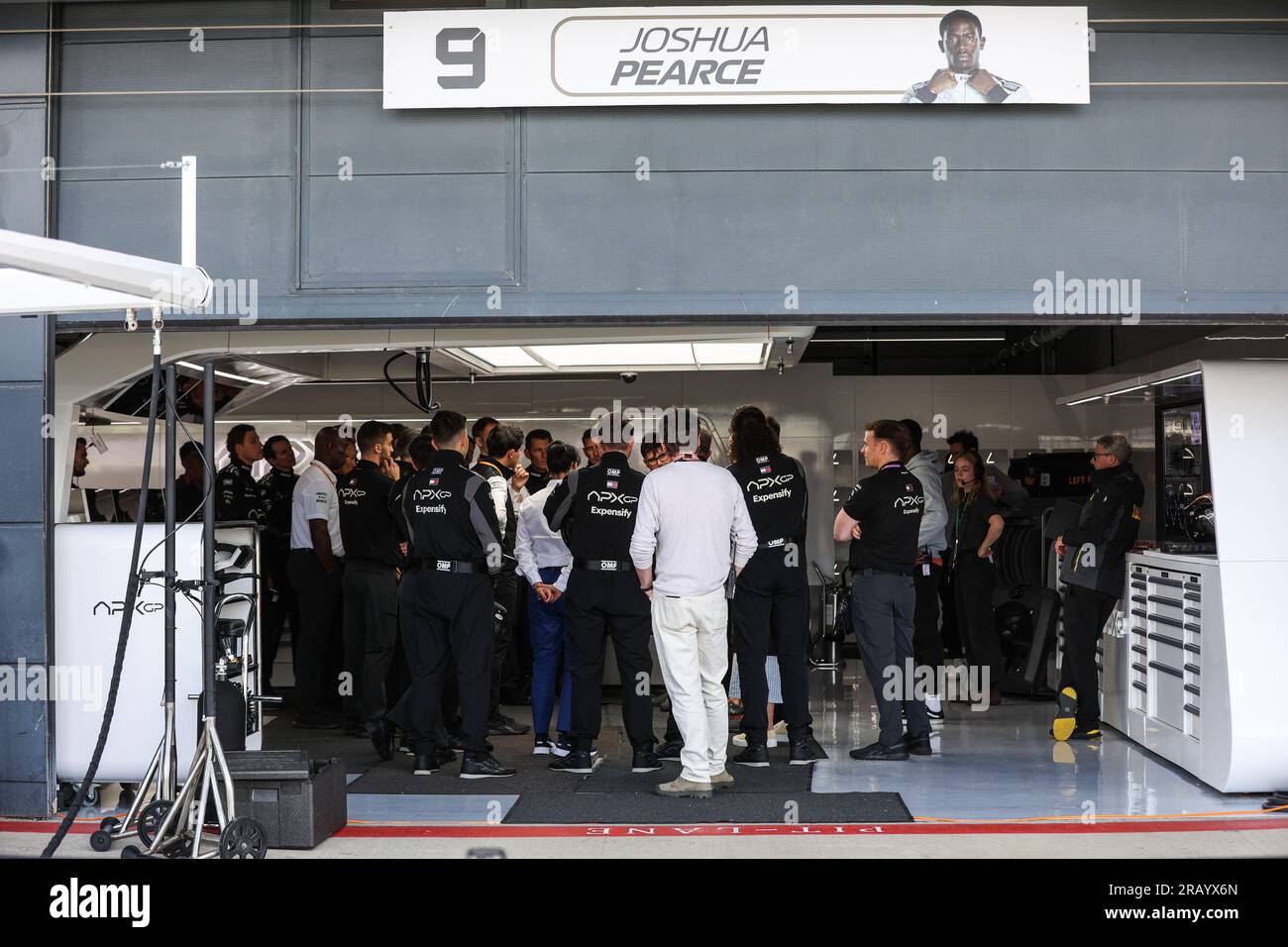 APEX APXGP garage for the F1 movie by Apple Studios/Bruckheimer Films ...