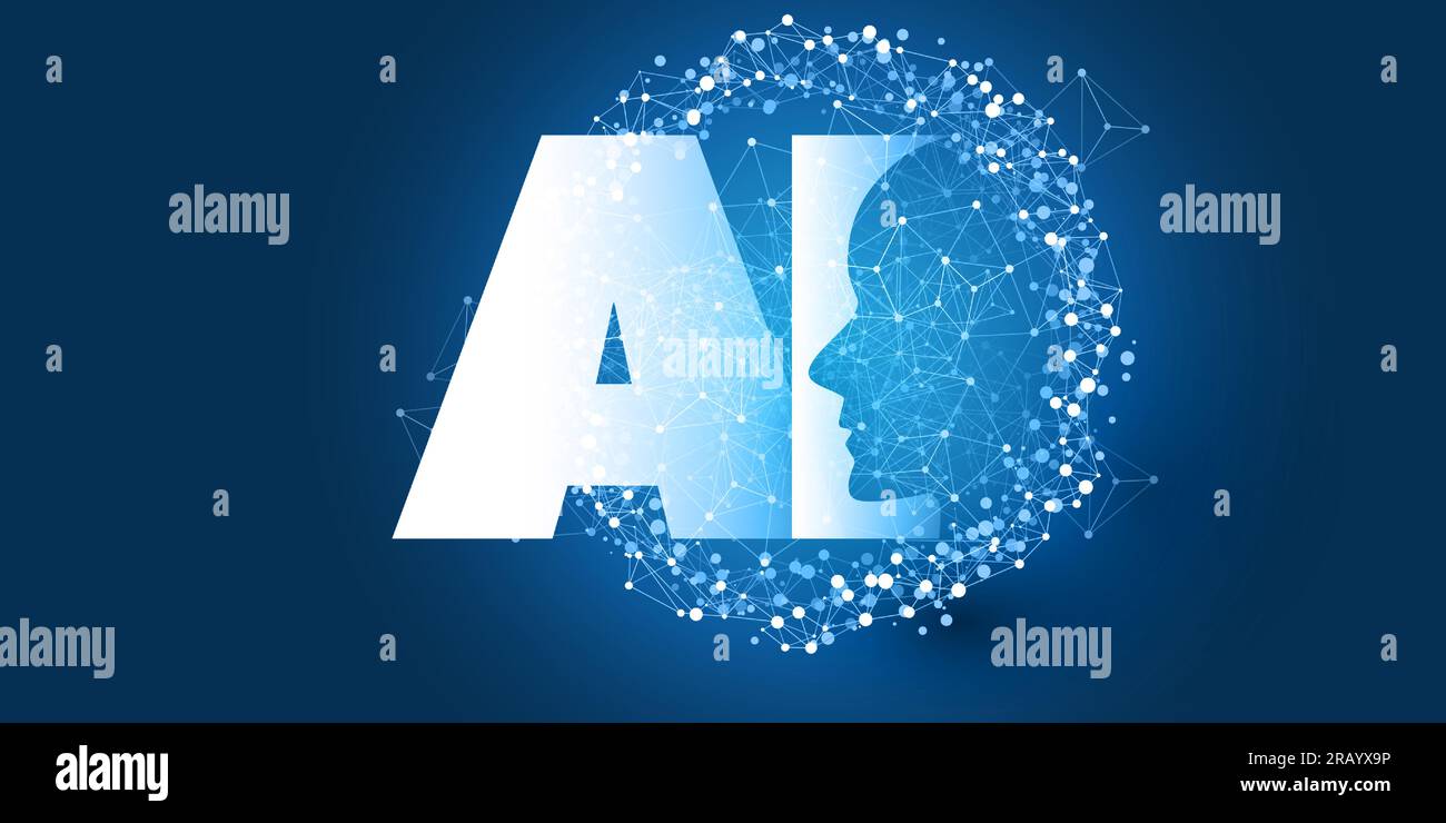 Futuristic Machine Learning, Artificial Intelligence, Cloud Computing, Automated Support ...