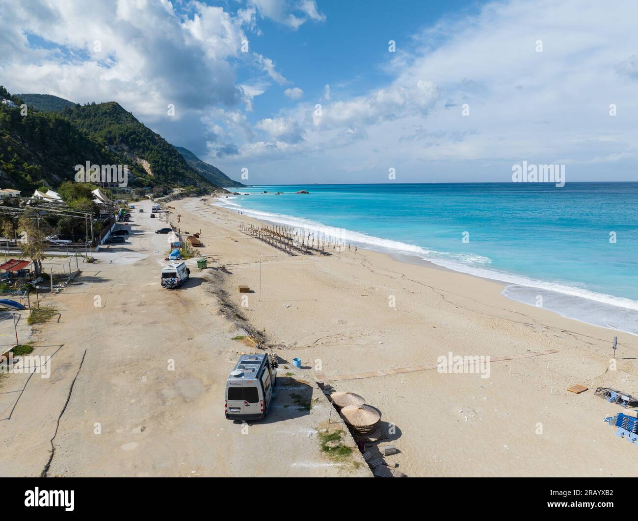 Kathisma beach on the island of Lefkada in Greece Stock Photo - Alamy
