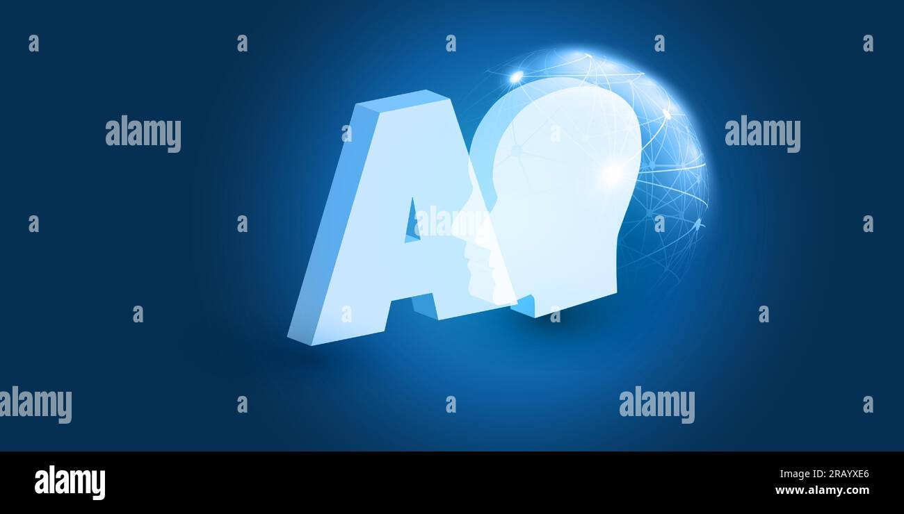 Futuristic Machine Learning Artificial Intelligence Cloud Computing Automated Support