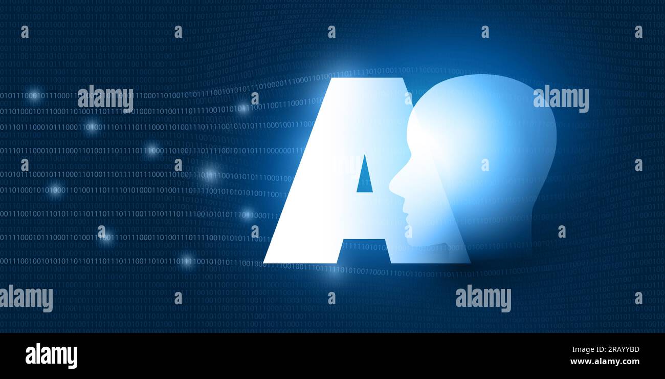 Futuristic Machine Learning, Artificial Intelligence, Cloud Computing, Automated Support ...