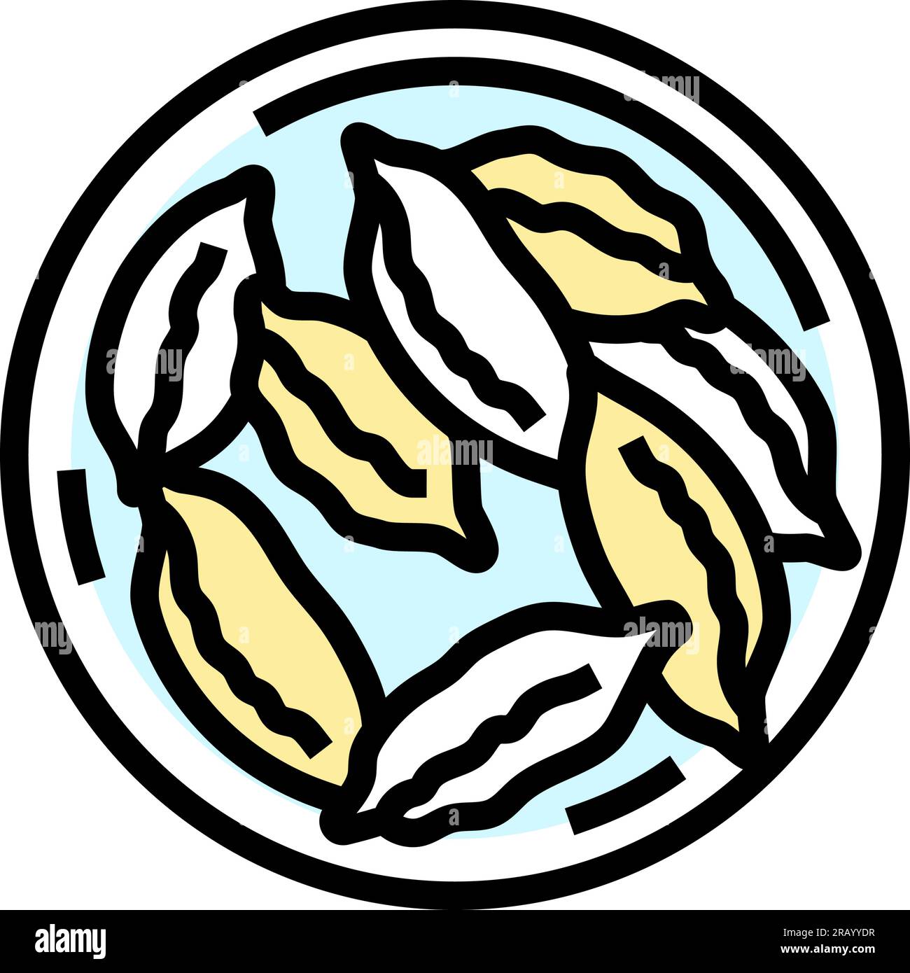 Fresh gyoza Stock Vector Images - Alamy