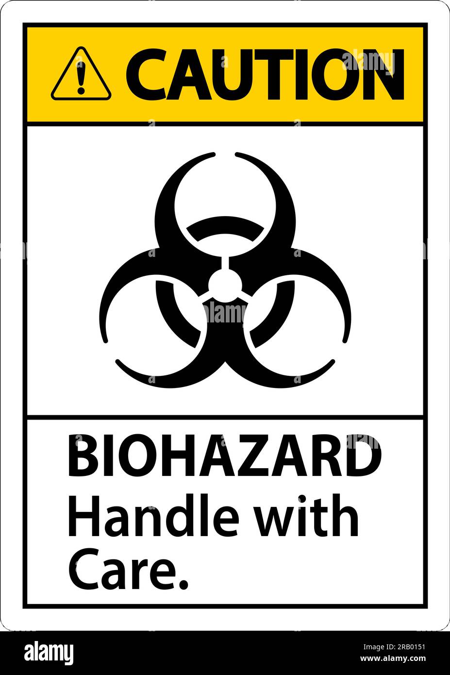 Biohazard Caution Label Biohazard, Handle With Care Stock Vector Image ...