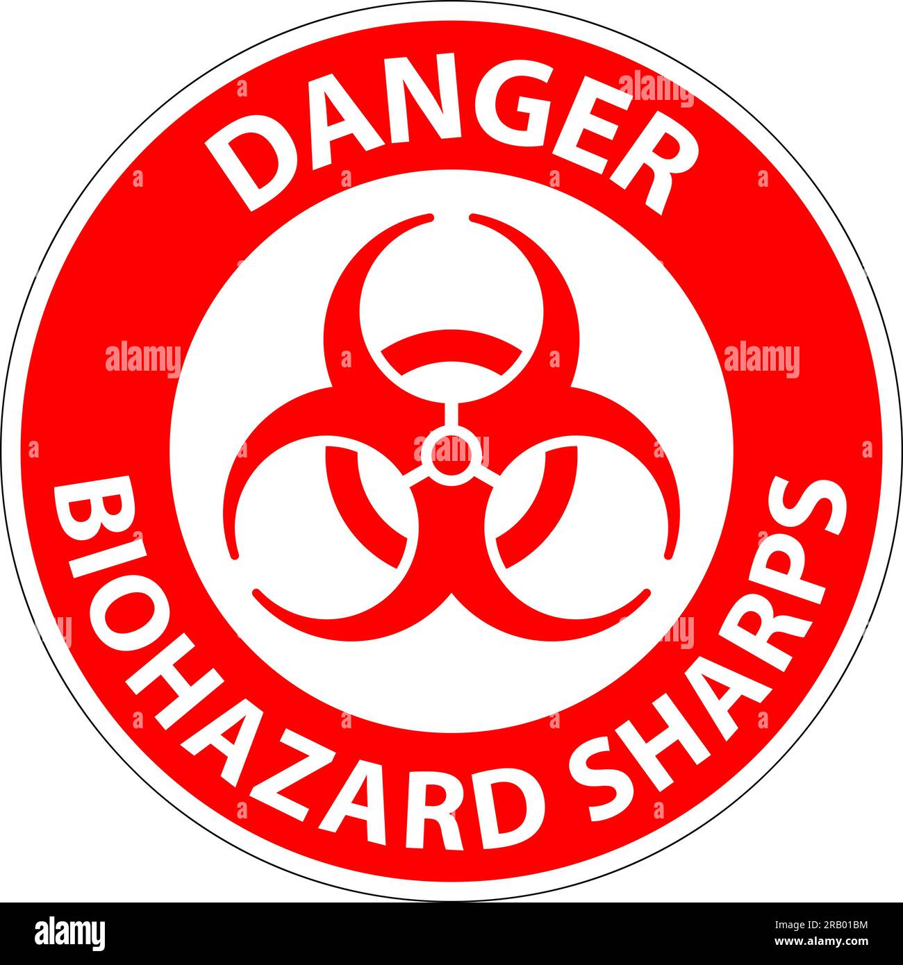 Warning danger biohazard sticker Stock Vector Images - Alamy
