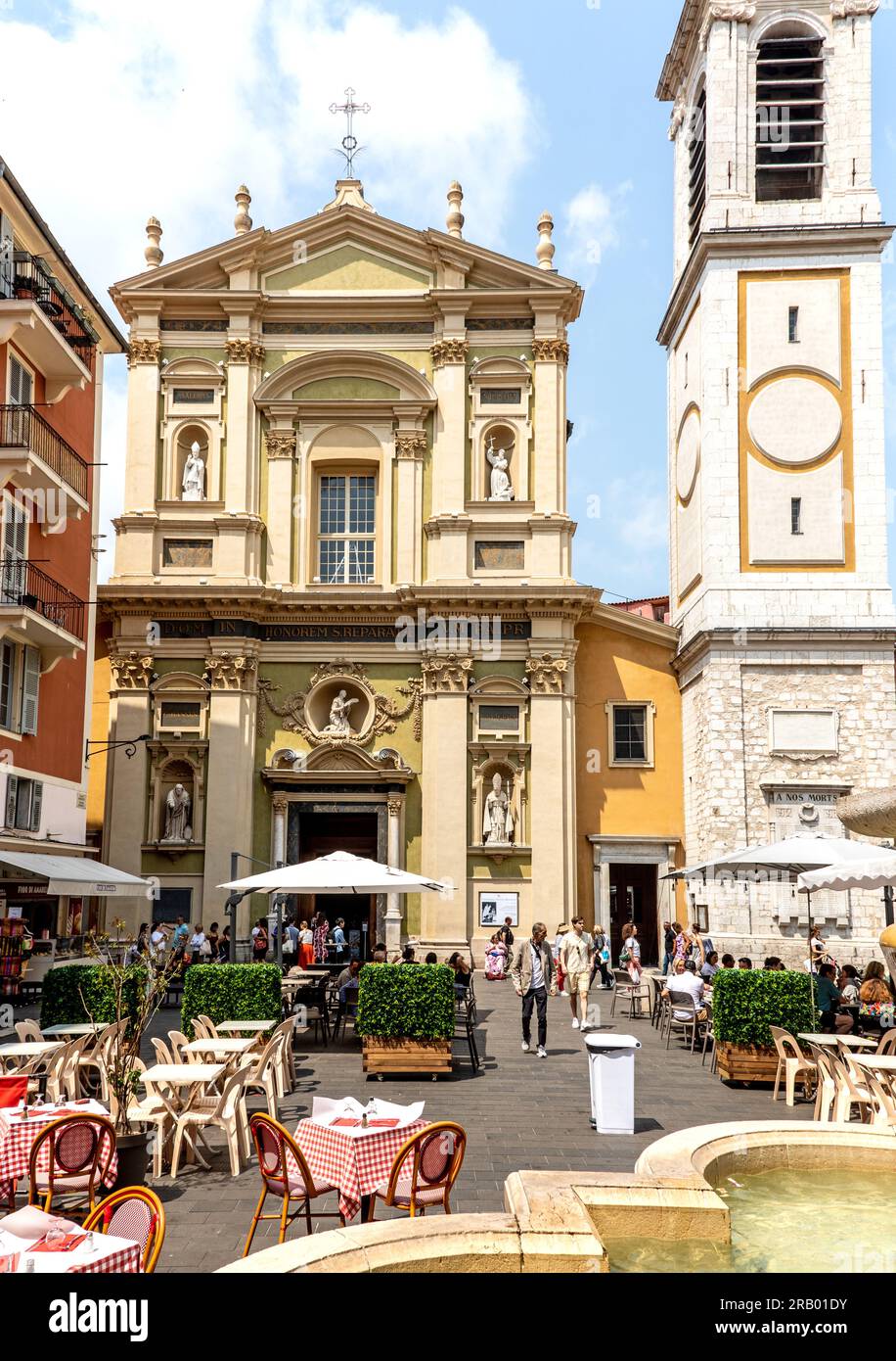 The Cathedral Saint Marie Old Town Nice France Stock Photo - Alamy