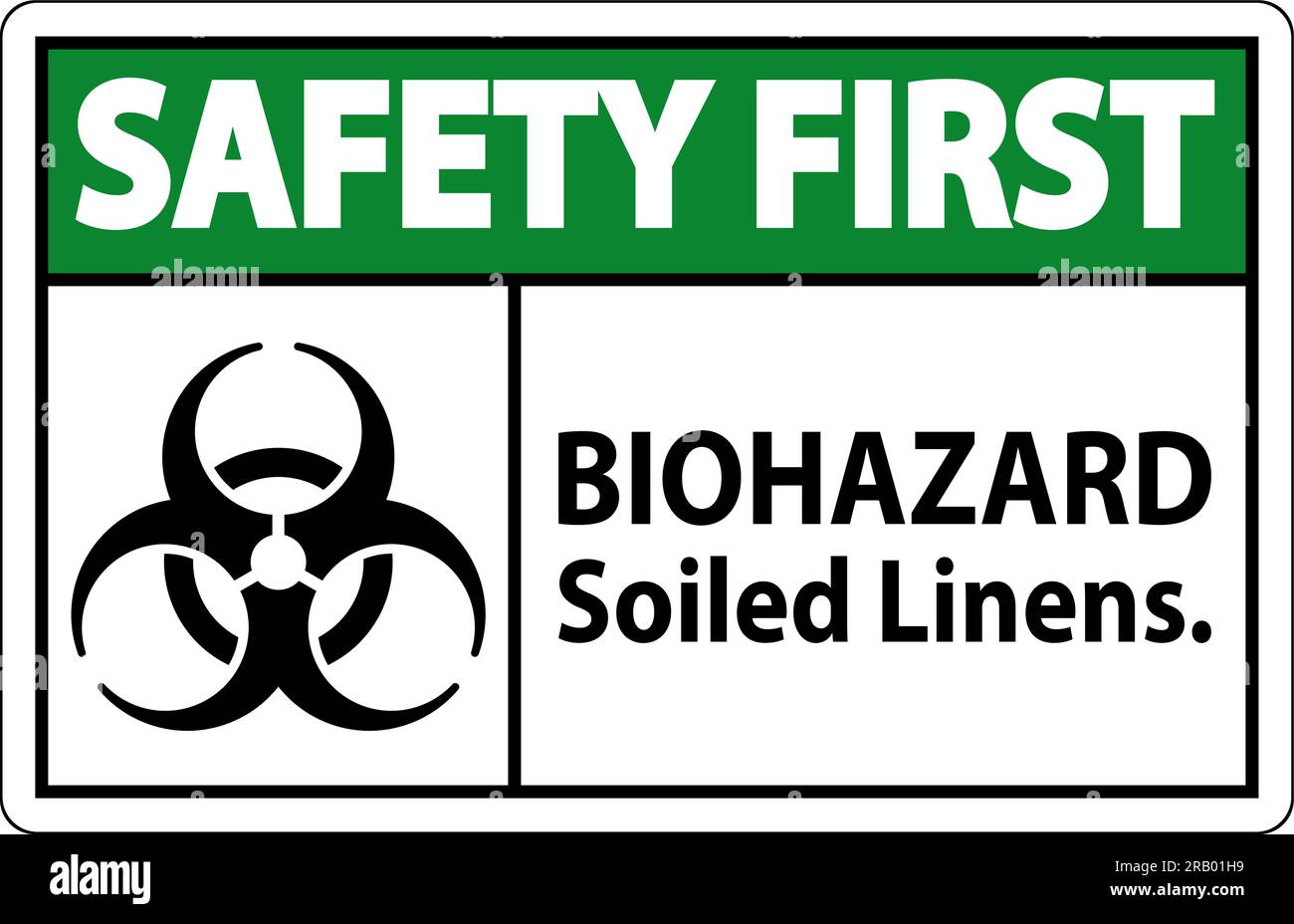 Safety first biohazard label hi-res stock photography and images - Alamy