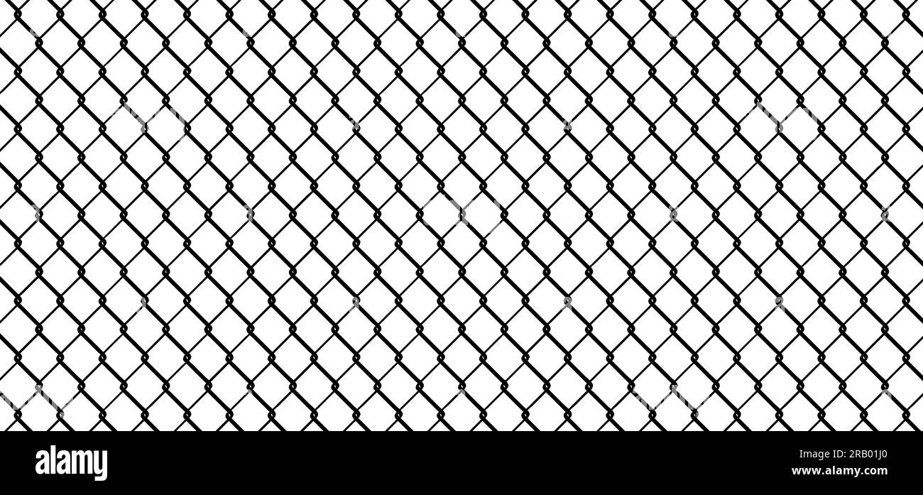 Steel wire chain, line fence. Chainlink fence. Safety fence pattern ...