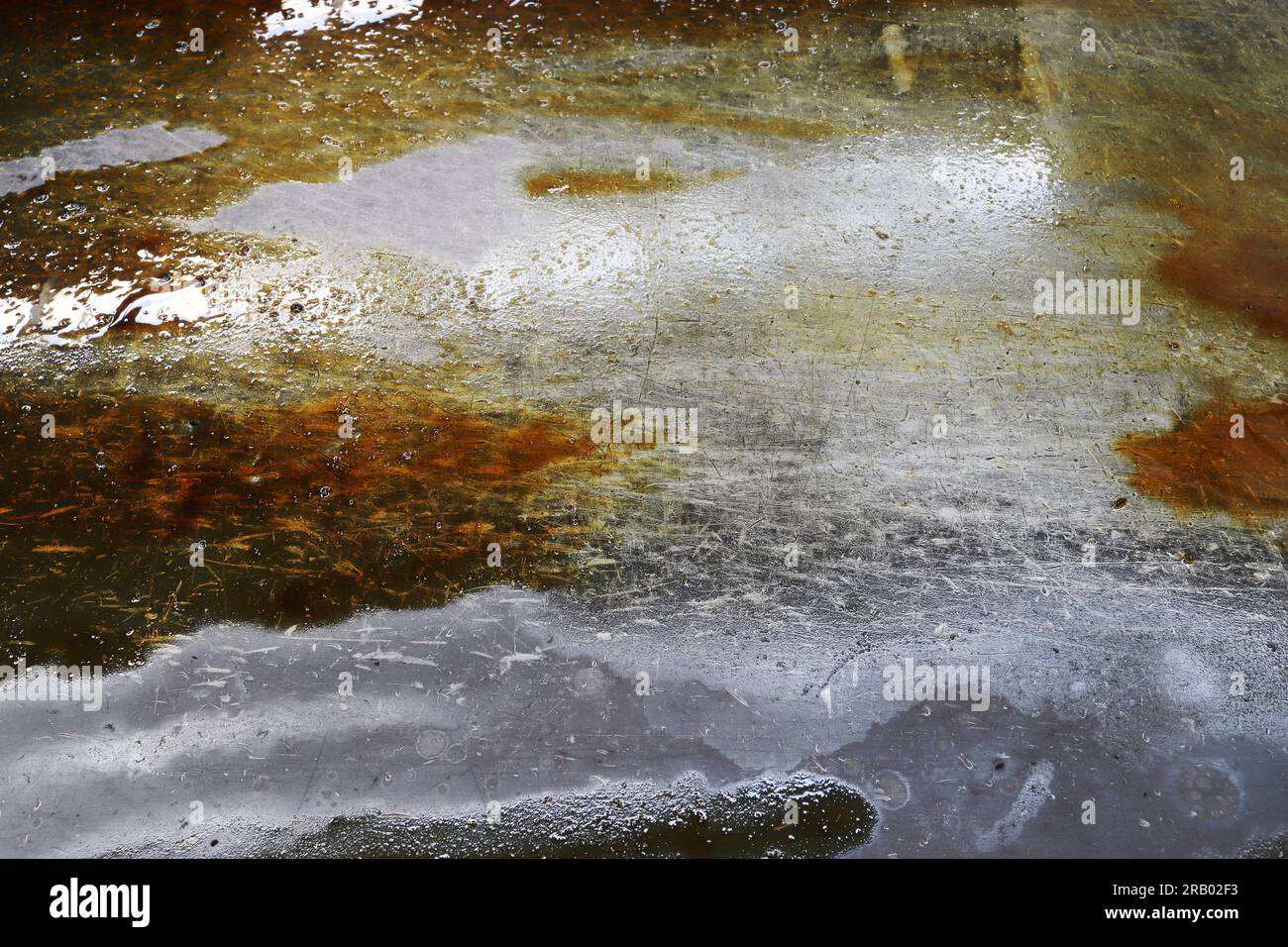 surface greasy scratched metal background texture Stock Photo - Alamy