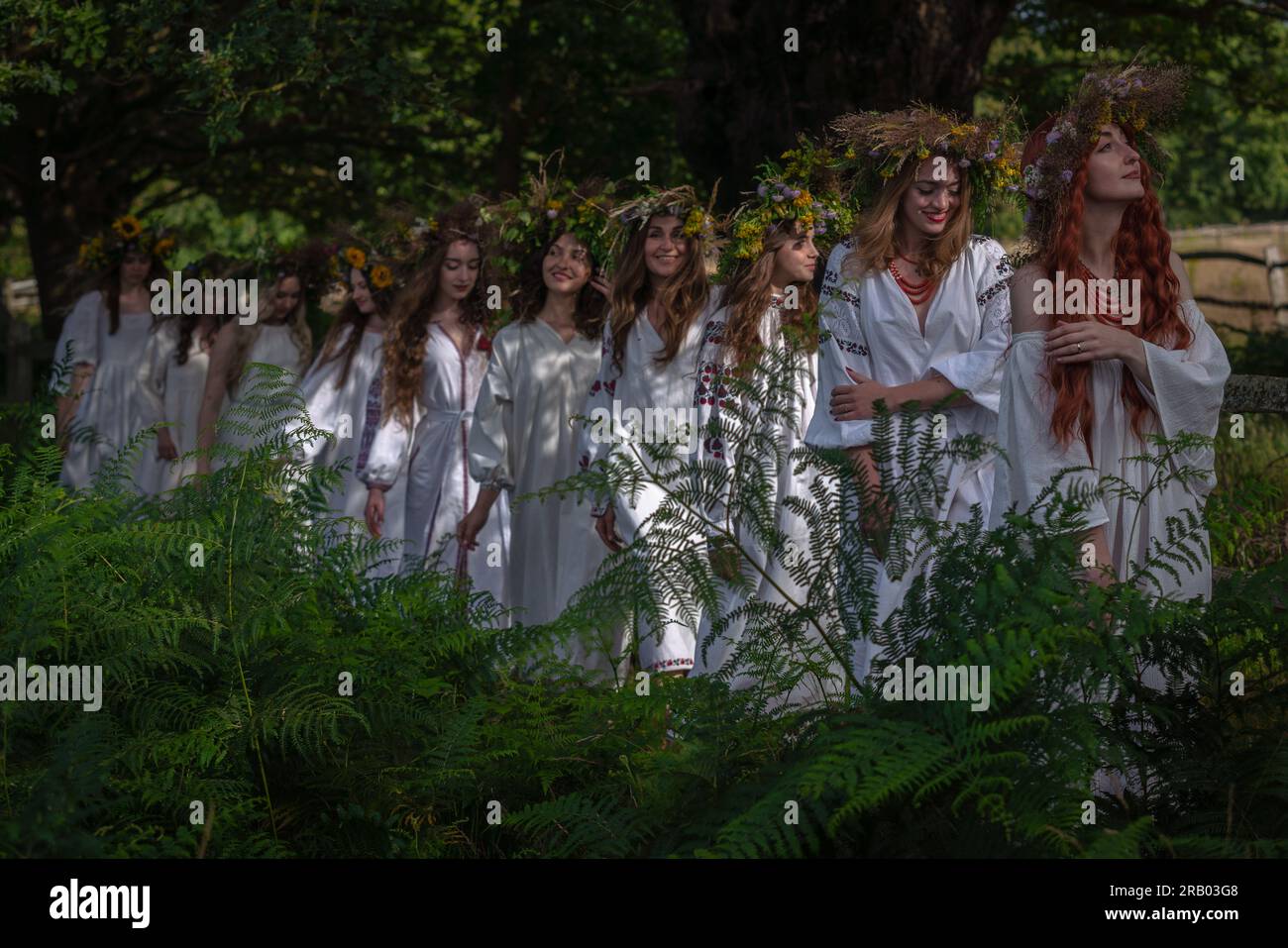 London, UK. 6th July 2023. Ukrainians celebrate Ivana-Kupala in ...