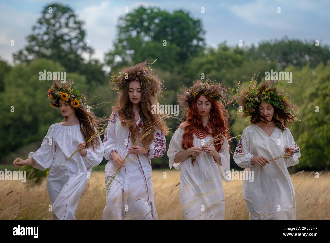 London, UK. 6th July 2023. Ukrainians celebrate Ivana-Kupala in ...