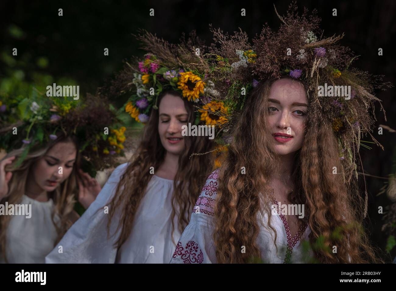 London, UK. 6th July 2023. Ukrainians celebrate Ivana-Kupala in ...