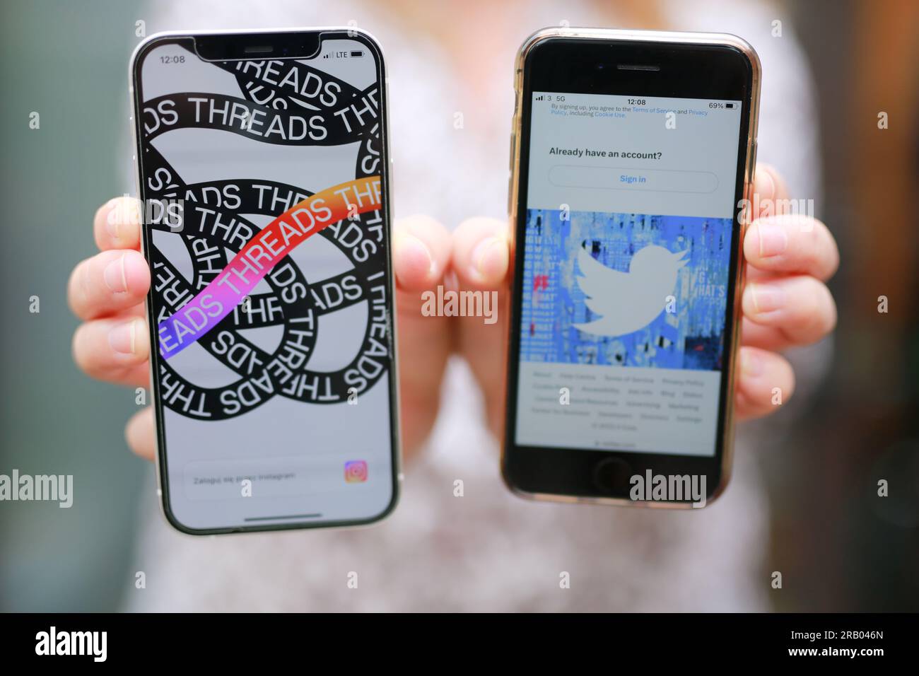 London, UK. 06 July 2023. Meta on Wednesday, 5 July, officially launched a new app called ...