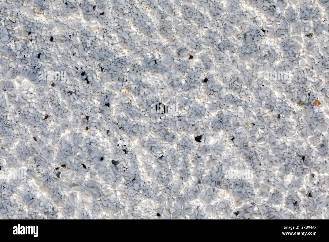 Lake Salda is set in tectonic crater composed of a limestone-like ...