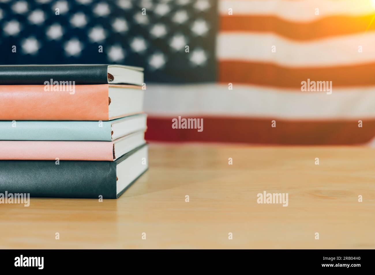 School textbook america hi-res stock photography and images - Alamy