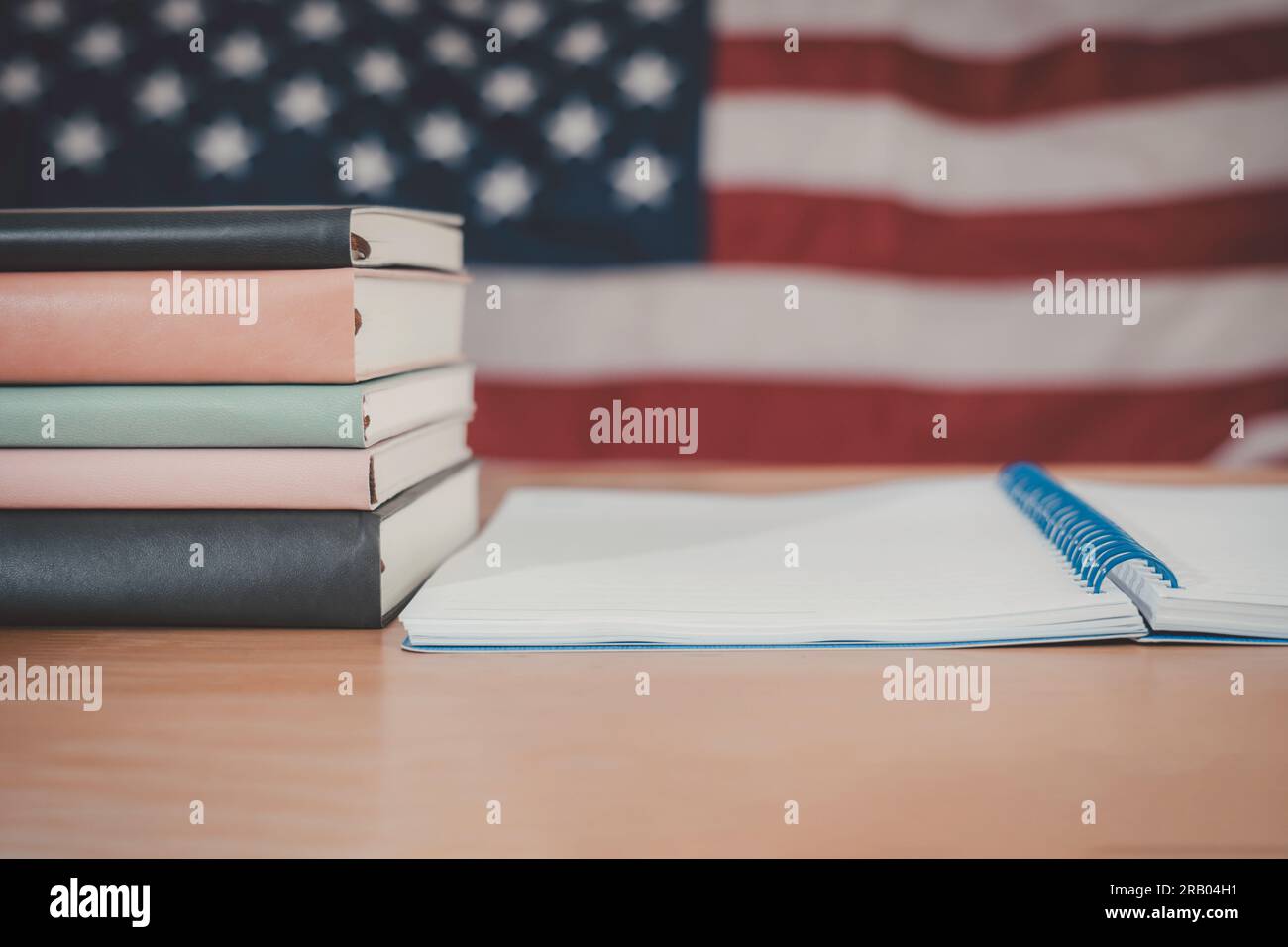 School textbook america hi-res stock photography and images - Alamy