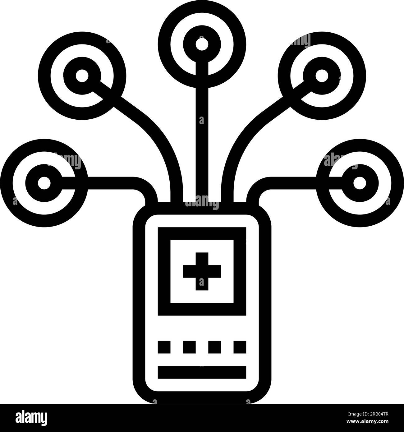 biomedical sensor line icon vector illustration Stock Vector Image ... biomedical sensor line icon vector illustration Stock Vector Image ...