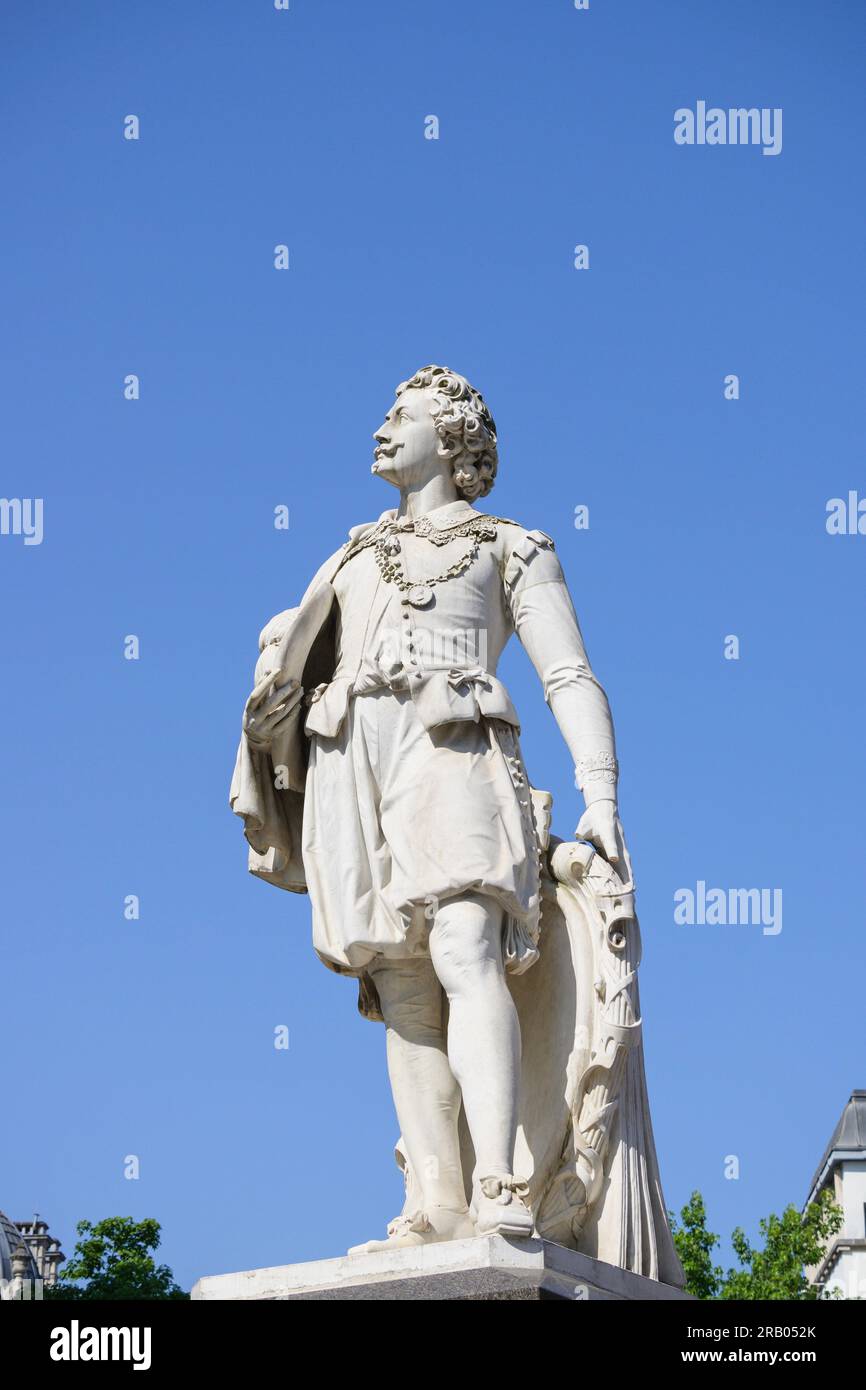 Statue of the Antwerp born artist Anthony Van Dyck Antwerp Belgium ...