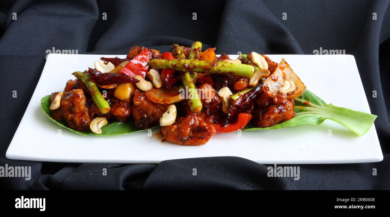 Indian chilli chicken dry hi-res stock photography and images - Alamy