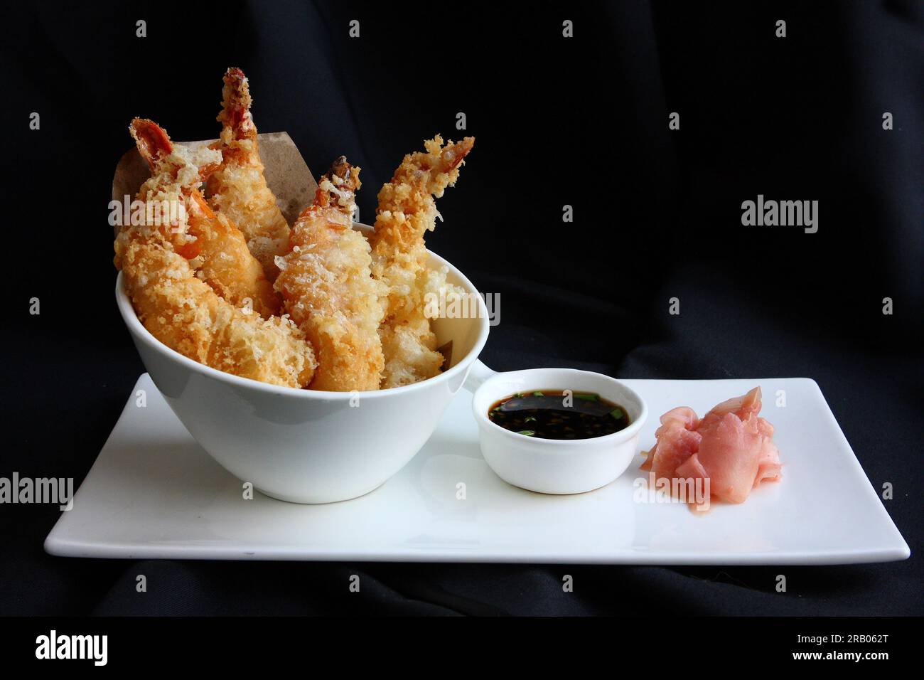 Tempura prawns with chilli mayo with Ginger and cilantro salad is a ...