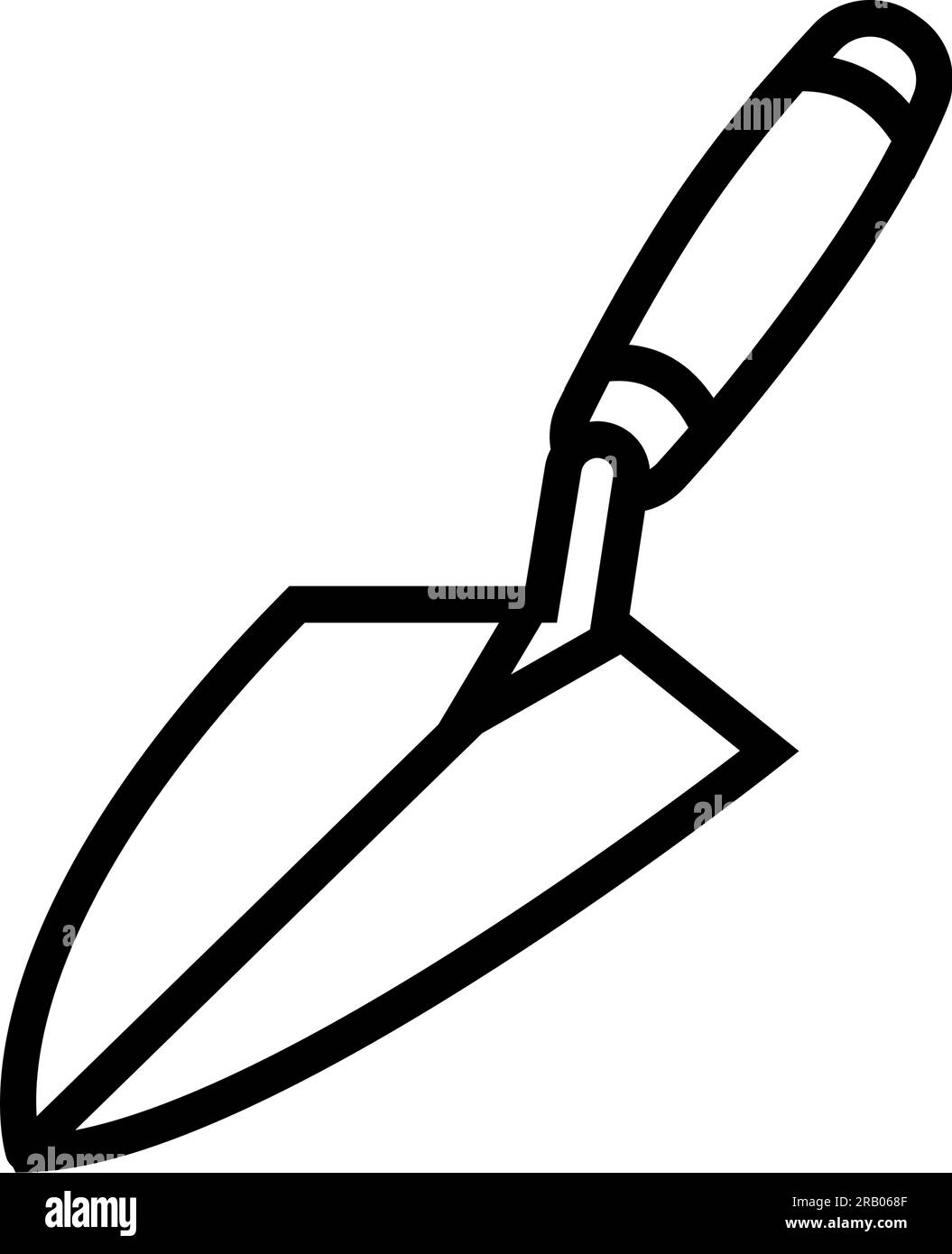 bricklayer trowel civil engineer line icon vector illustration Stock ...