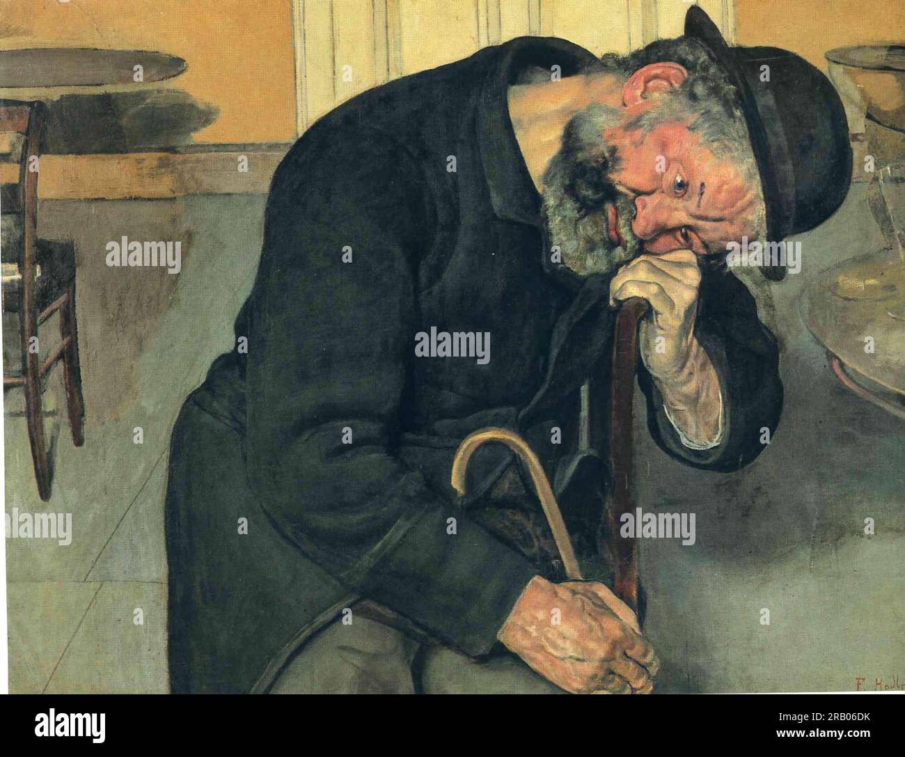 A Troubled Soul by Ferdinand Hodler Stock Photo - Alamy