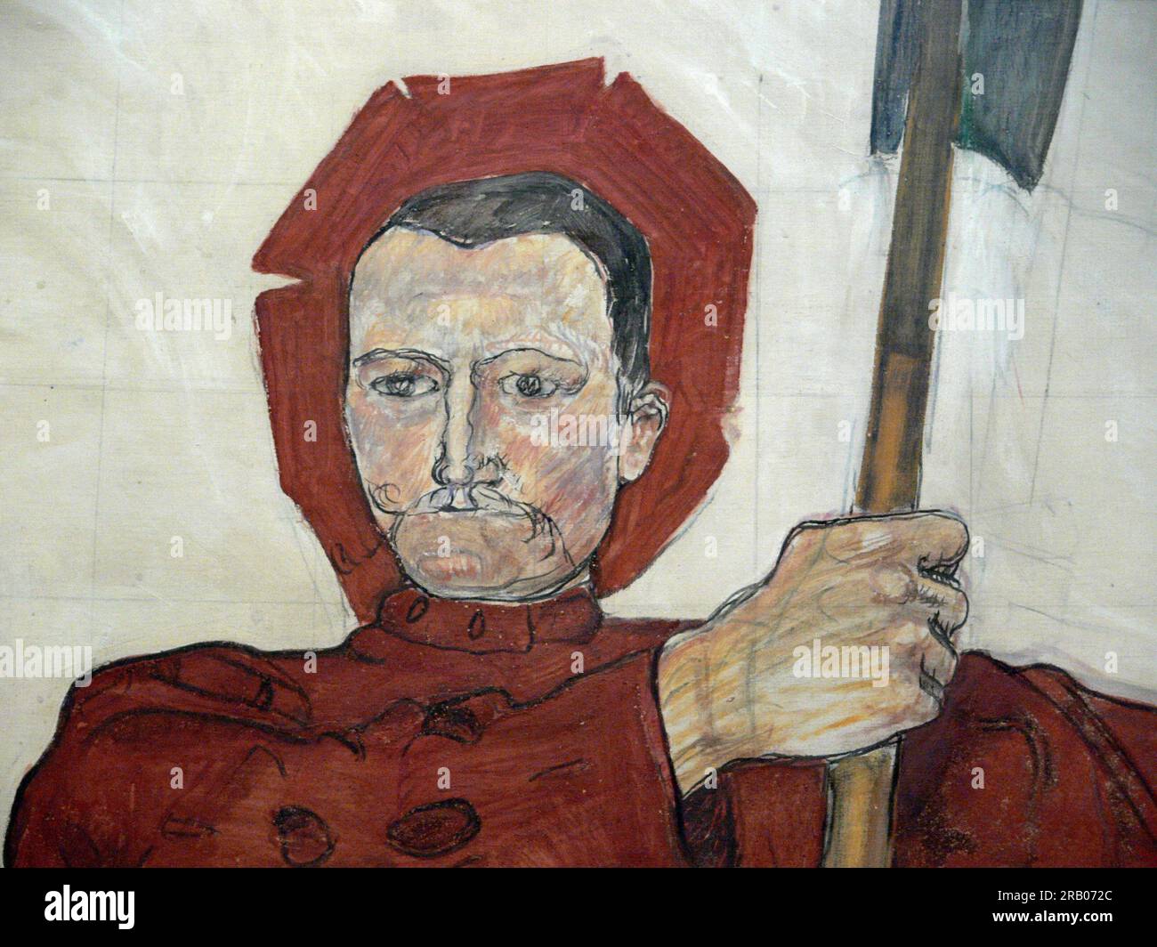 The Halberdier 1895 by Ferdinand Hodler Stock Photo - Alamy