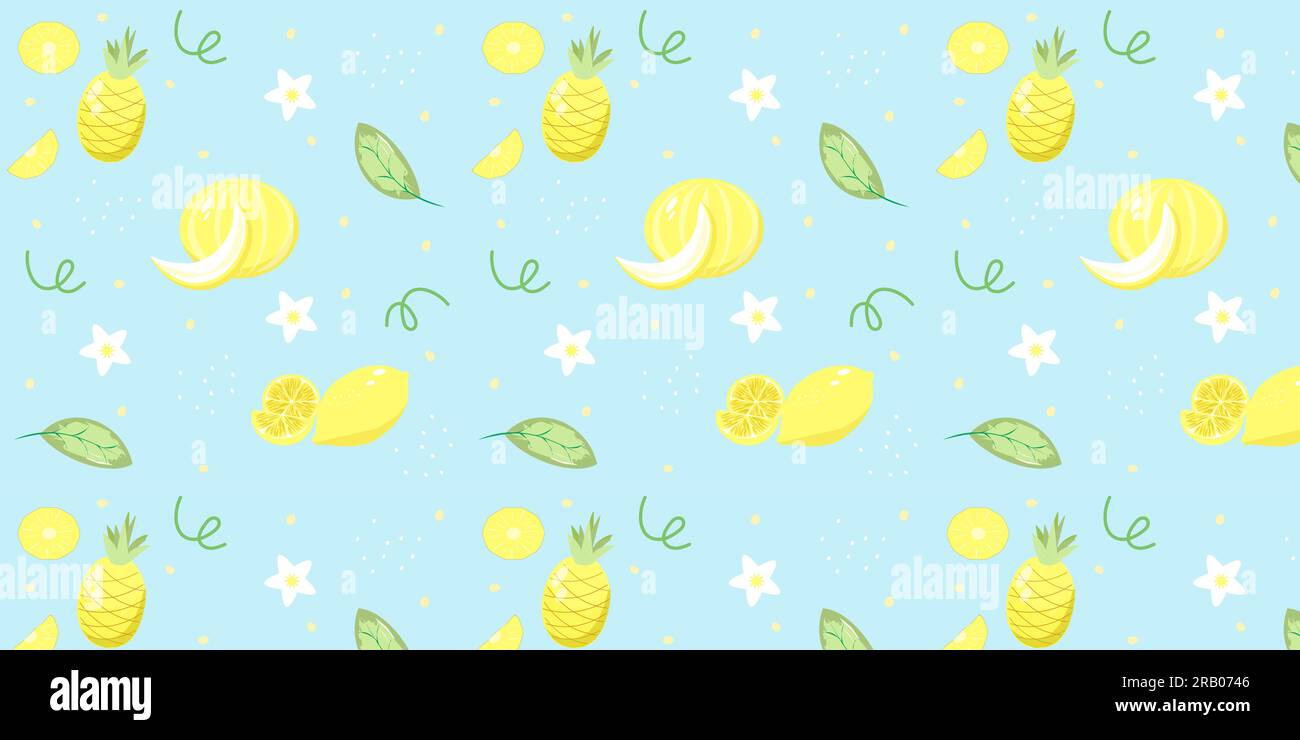 Cantaloupe pattern Stock Vector Images - Alamy