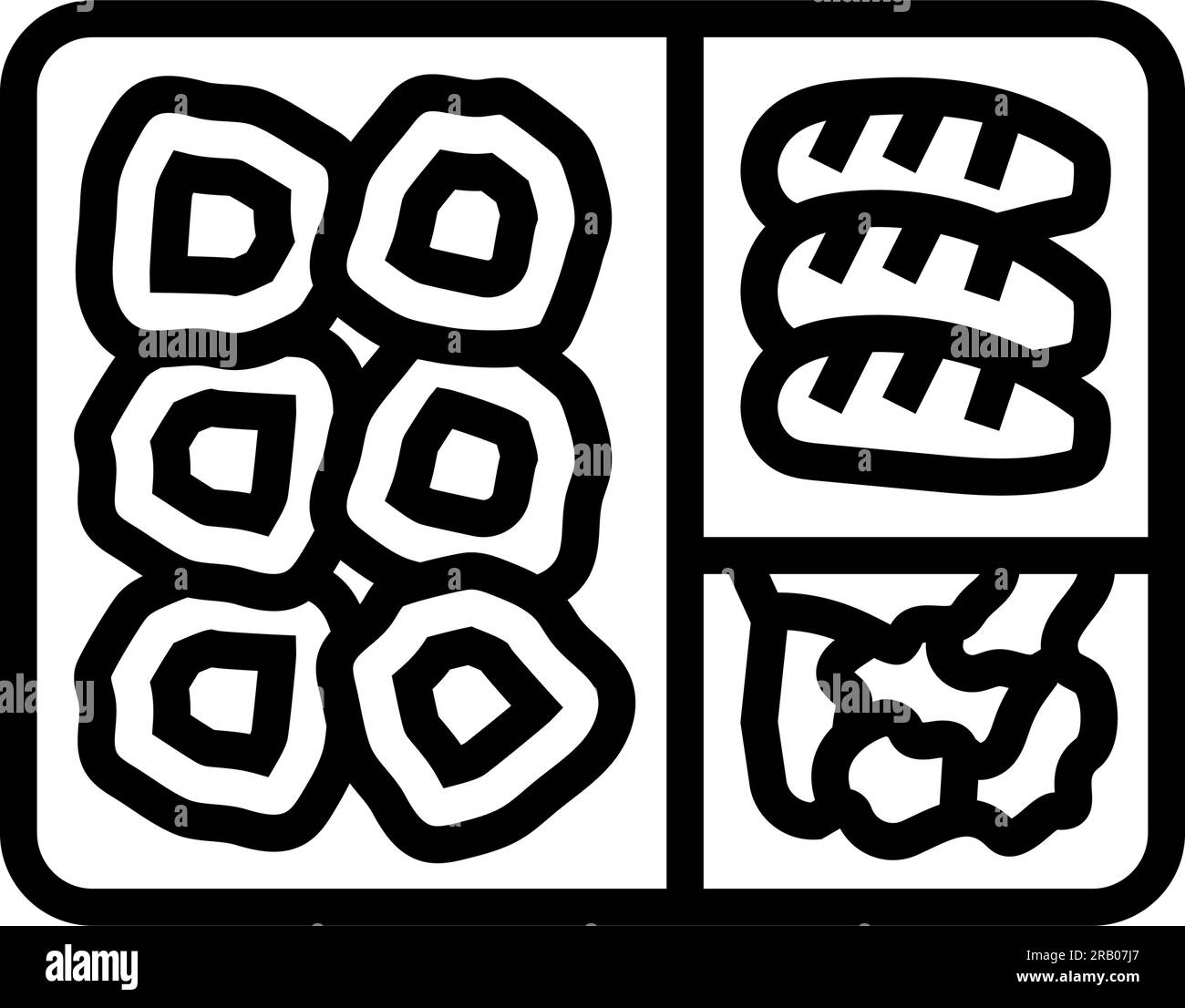 Japanese bento Black and White Stock Photos & Images - Alamy