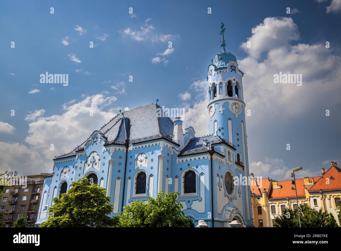 Bratislava blue church hi-res stock photography and images - Alamy