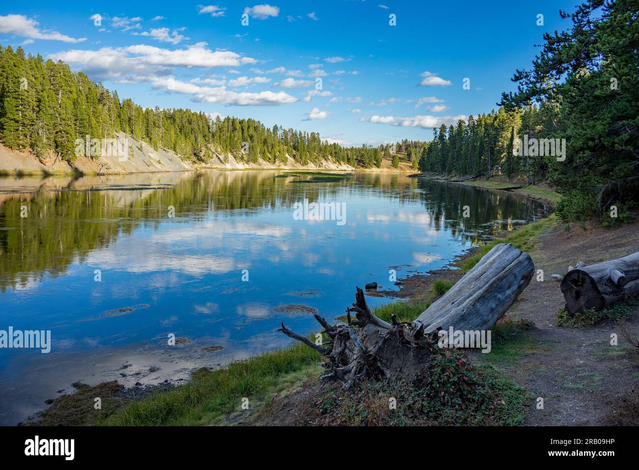 Otter Creek Reflections | Yellowstone National Park, Wyoming, USA Stock ...