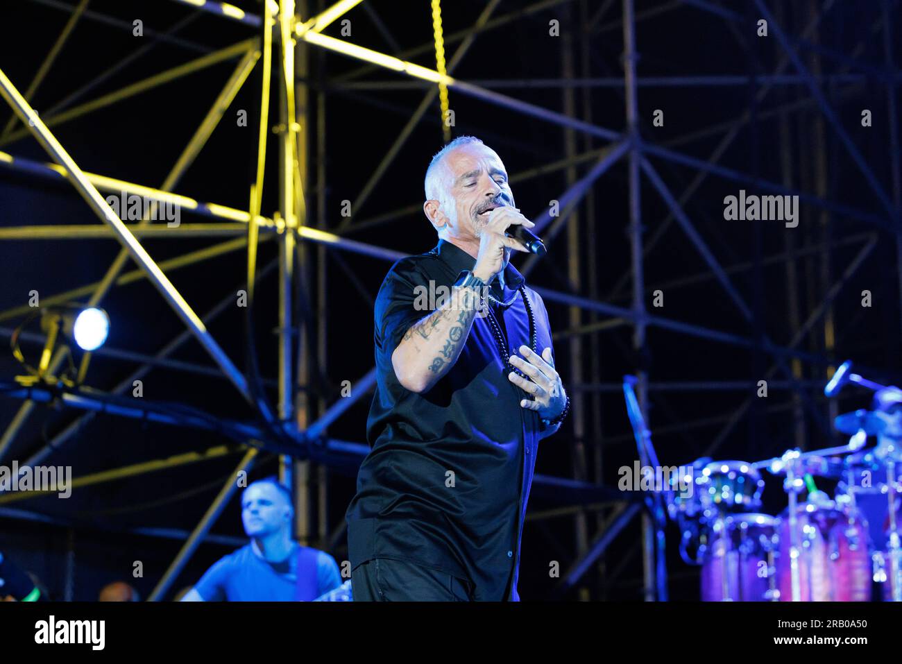 Italian singer Eros Ramazzotti's show in Ferrara, Italy Credit: Filippo ...