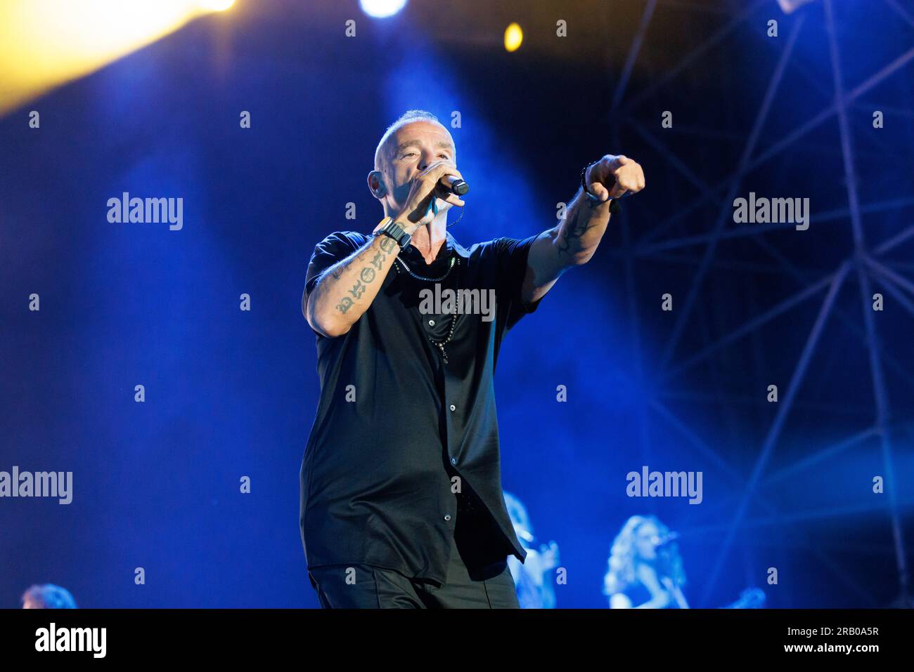 Italian singer Eros Ramazzotti's show in Ferrara, Italy Credit: Filippo ...