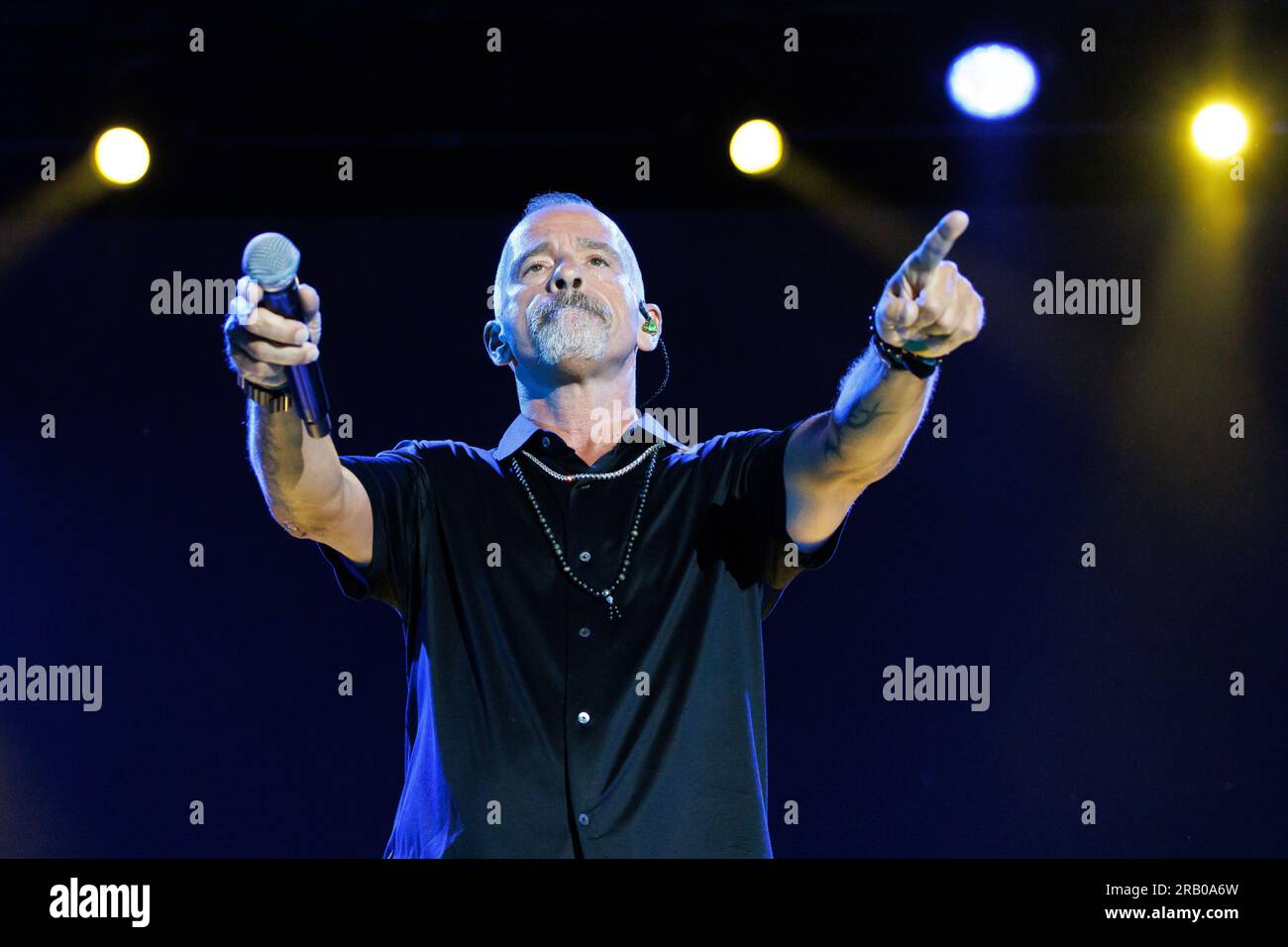 Italian singer Eros Ramazzotti's show in Ferrara, Italy Credit: Filippo ...