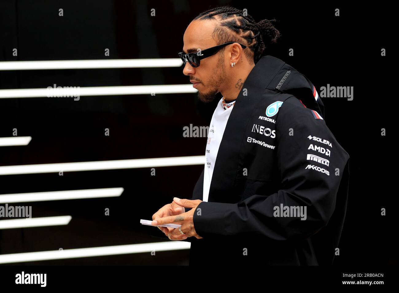 Mercedes driver lewis hamilton on hi-res stock photography and images ...