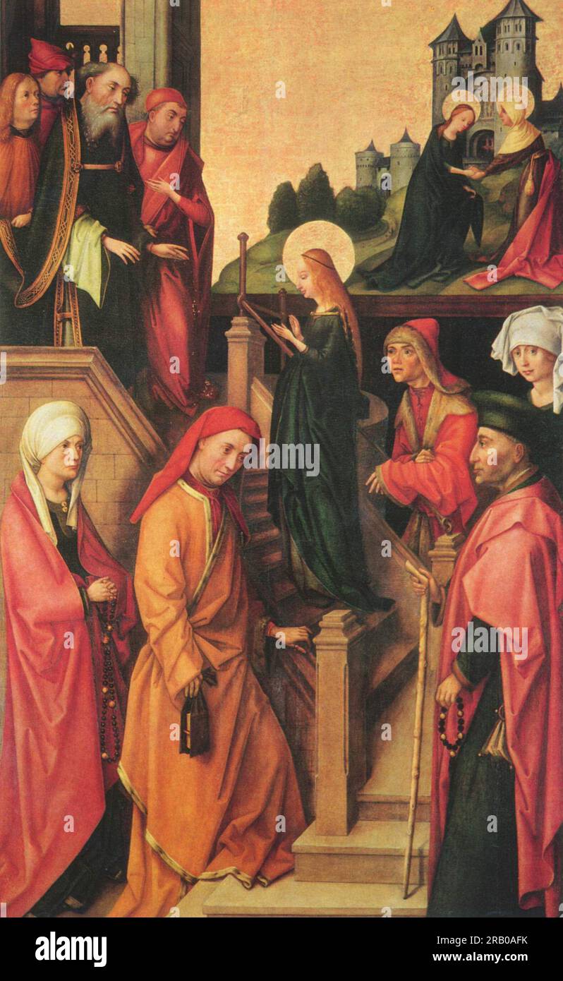 The Presentation of the Virgin Mary in the Temple of Jerusalem 1493 by ...