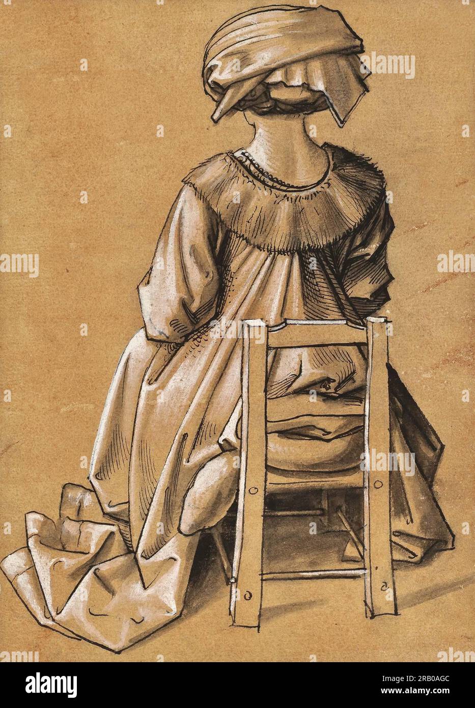 Sitzende frau von hinten hi-res stock photography and images - Alamy