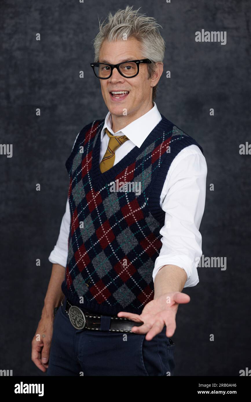 Johnny Knoxville poses for a portrait in Los Angeles on June 15, 2023 ...