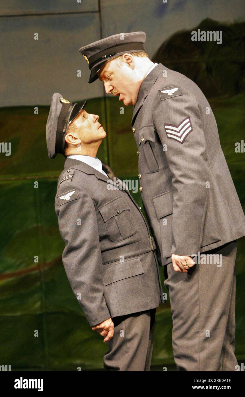 l-r: Wayne Sleep (The Adj - Flight Lieutenant Roger Hart), James Head ...