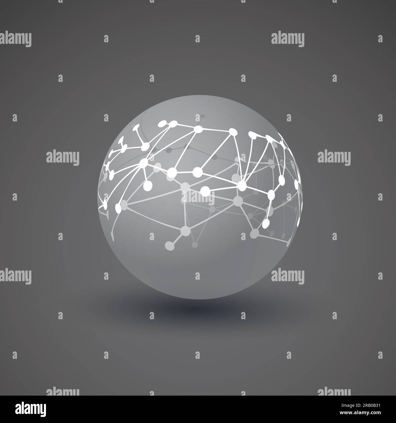 Networks, Connections - Globe Design Stock Vector Image & Art - Alamy